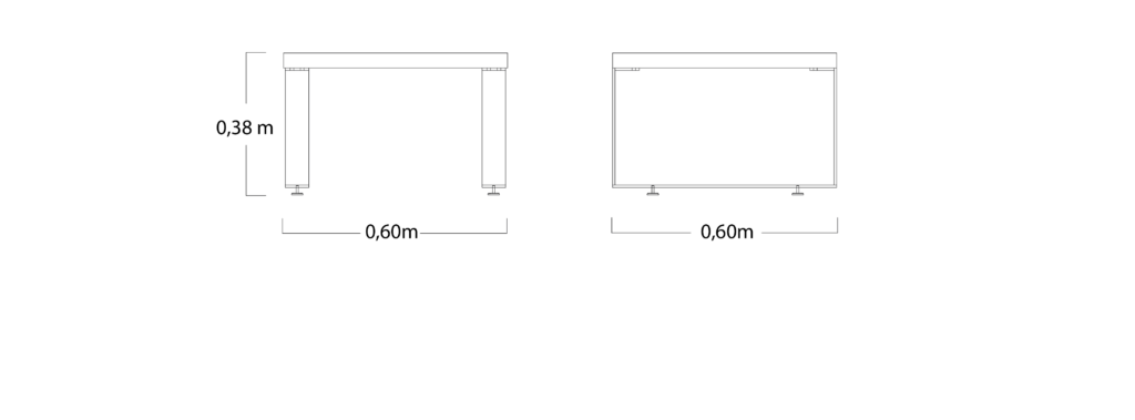 DIESEL SIDE TABLE - Puro Cuero