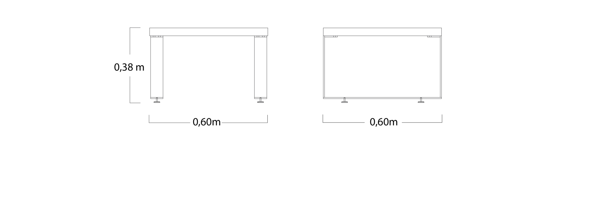 DIESEL SIDE TABLE - Puro Cuero